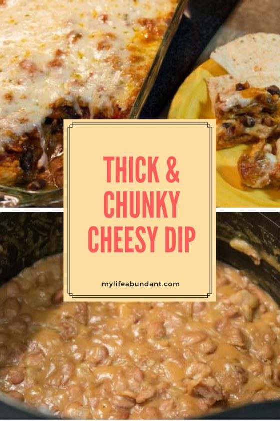 Thick & Chunky Cheesy Dip - My Life Abundant
