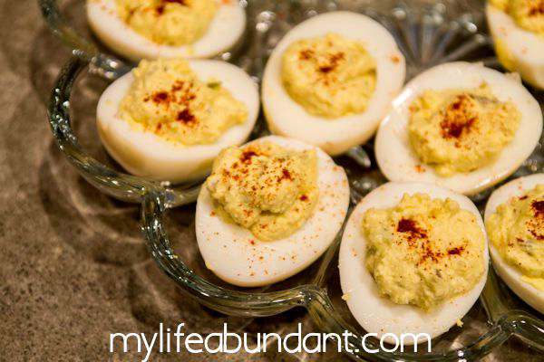 Basic Deviled Eggs - My Life Abundant