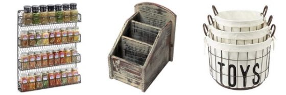 Farmhouse Baskets & Bins Storage Solutions - My Life Abundant