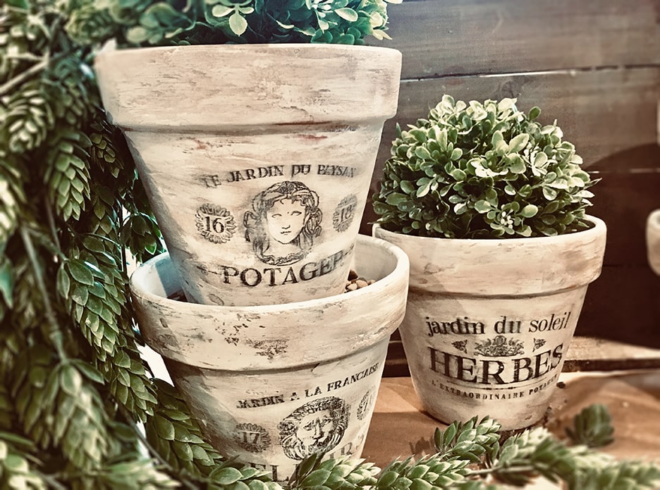 Beautiful DIY Vintage and Aged Potting Pot Ideas - My Life Abundant