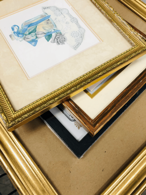 Simple Goodwill Picture Frame Transformations - My Life Abundant