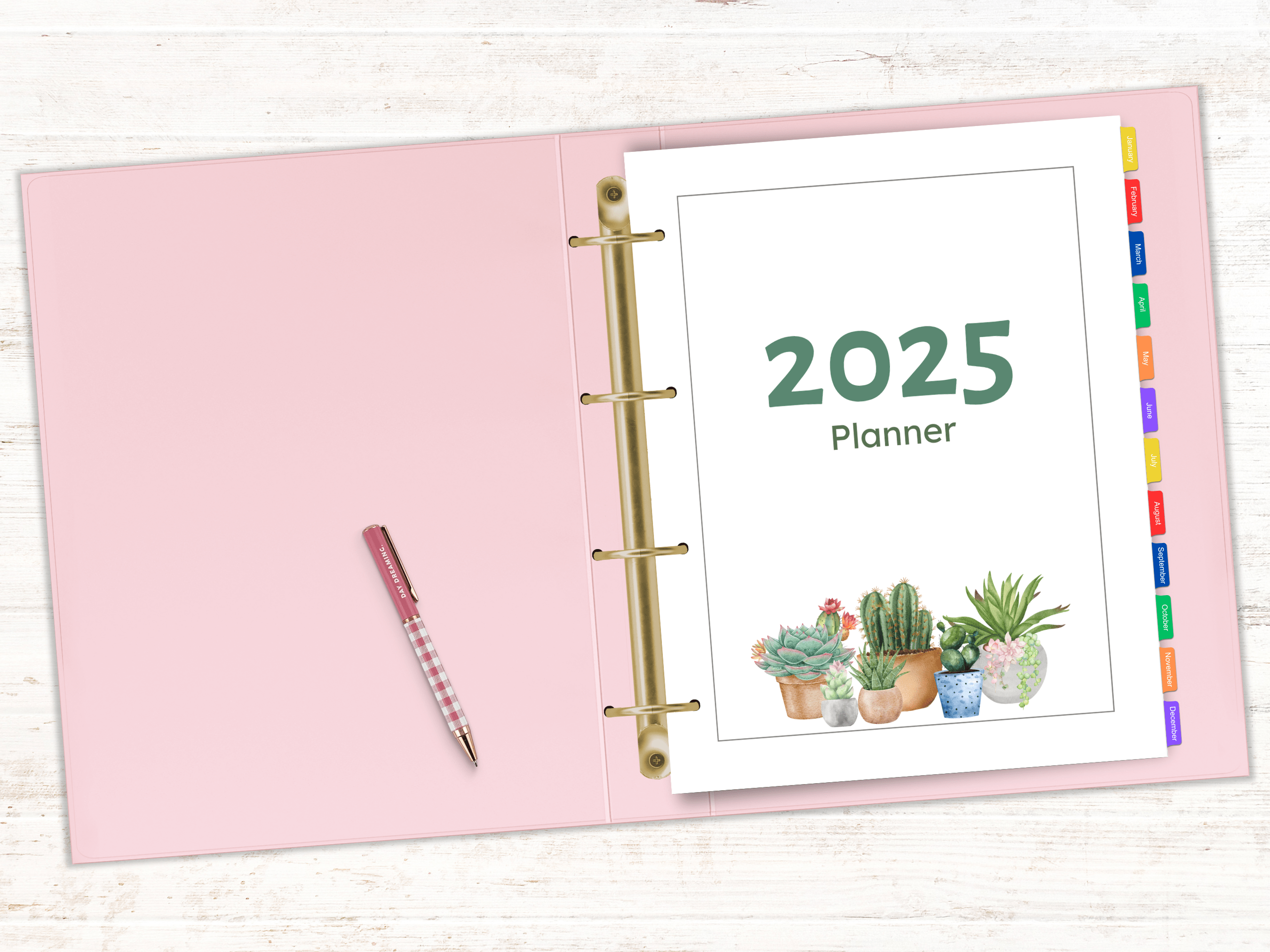 2025 Free Printable Calendar with Planner Pages - My Life Abundant