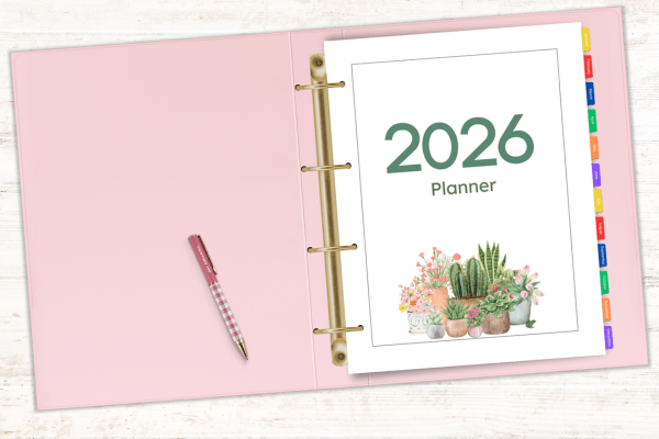 2026 Free Printable Calendar with Planner Pages - My Life Abundant